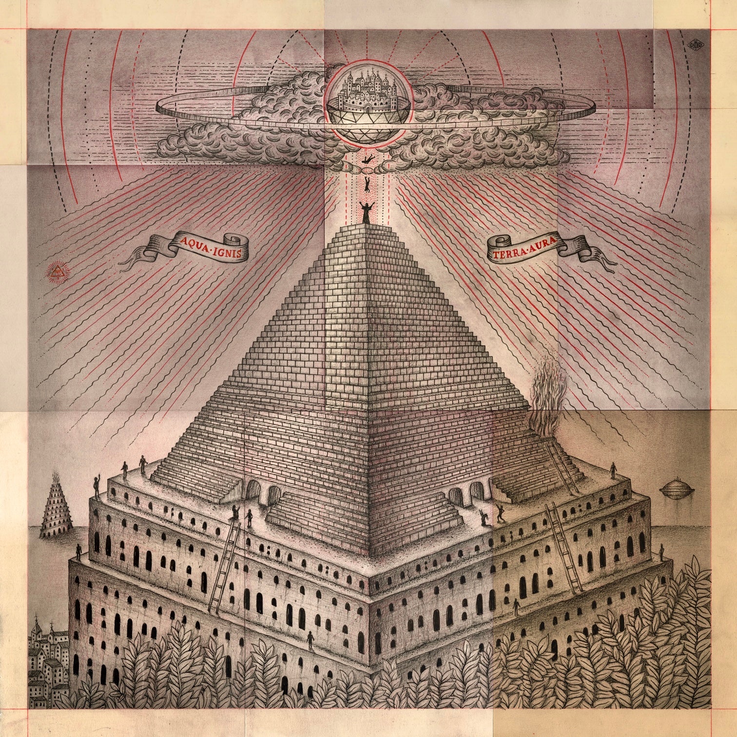 Lost Pyramid, Archival Print – Daniel Martin Diaz