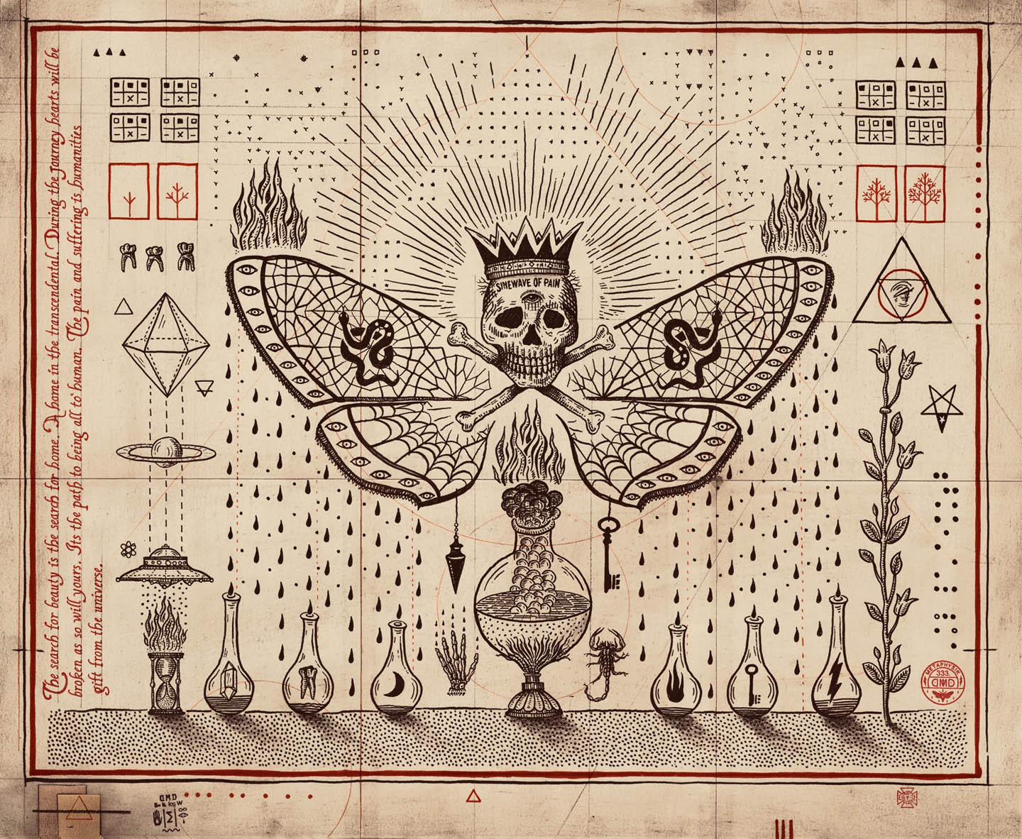 Alchemy of Death, Archival Print – Daniel Martin Diaz