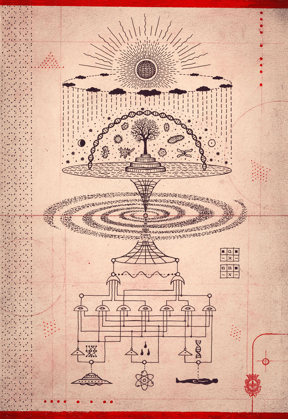 Invisible Machine, Archival Print – Daniel Martin Diaz